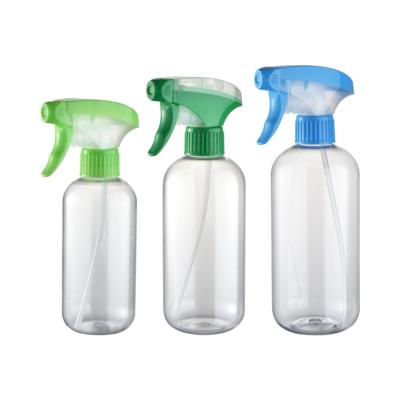 China Disinfectant and Sealing Type 500ml PET Plastic Bottle with 28/410 Trigger Sprayer for sale