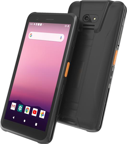 Quality 5.7 Inch Handheld EM-T60 with Android 10.0 GMS Camera Rear 16.0Mp OCTA Core Industrial PDA Handheld for sale