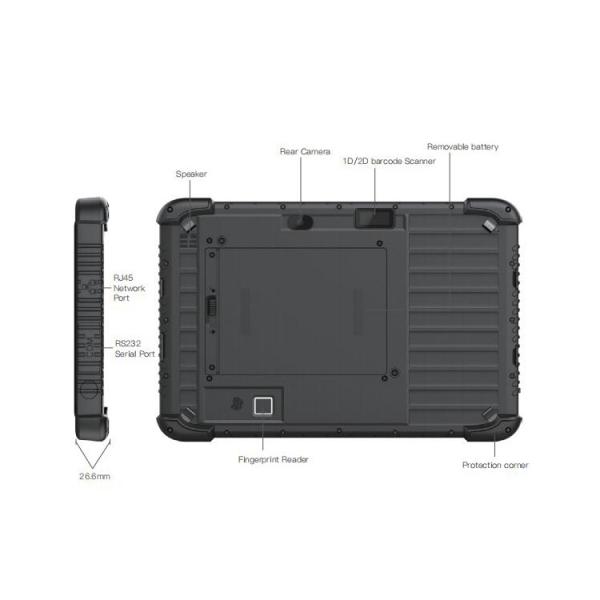 Quality 10 inch WiFi 4G GPS Car Mount Rugged Tablet PC with Intel Jasper Lake N5100 for sale