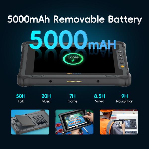 Quality Industrial ONERugged M80J 8 inch Win11 Pro Tablet IP65 Waterproof MIL-STD-810H for sale