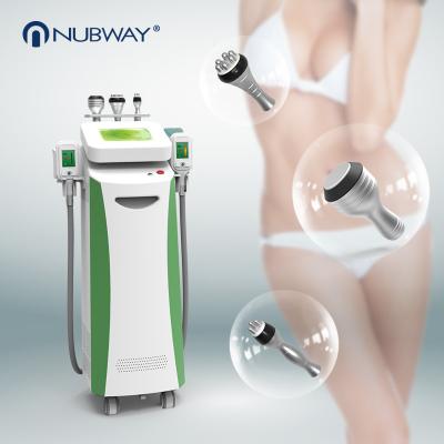 China 5 handles Cavitaion RF Weight Loss Fat Freezing Cryolipolysis slimming machine for sale