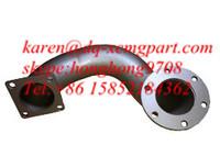 China Weichai Engine Exhaust Pipe Bended 612600110506, Xcmg wheel loader spare part for sale
