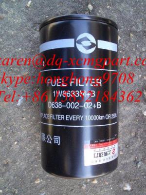 China Fuel Filter Shanghai (D638-002-02) Xcmg Wheel Loader Spare Part for sale