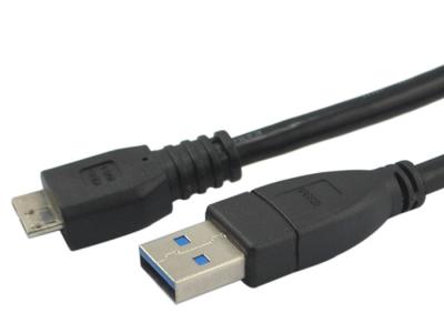 China Black USB3.0 A Male to Micro Charge Cable for sale