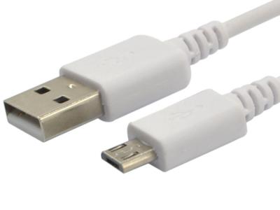 China White USB2.0 Charge Data Cable A MALE to Micro 5 Pin Connector Cable for sale