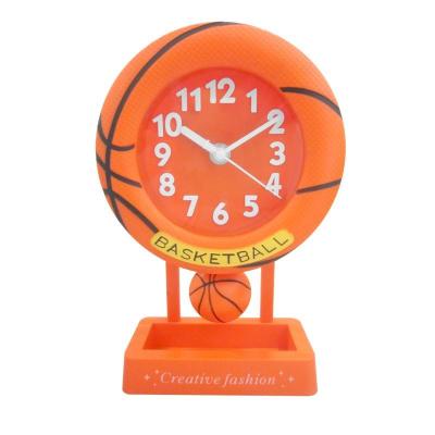 China Decorative Swing Basketball Table Clock for sale