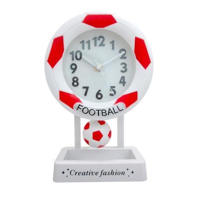 China Decorative Swing Football Table Clock for sale