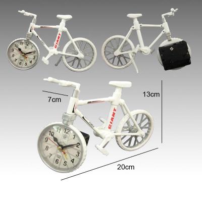 China Novelty bike shape table clock For home decoration for sale