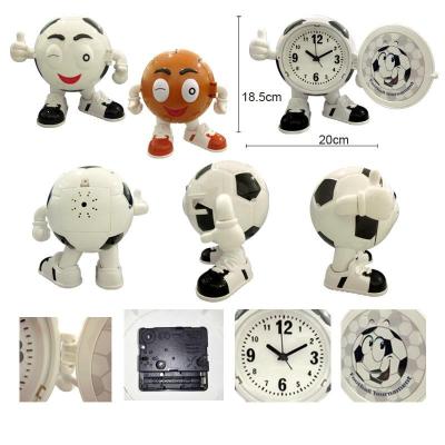 China Football and Basketball Shape Alarm Clock for sale