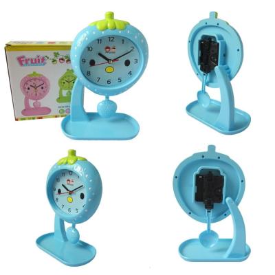China Strawberry Shape Table Clock for Home Decoration for sale