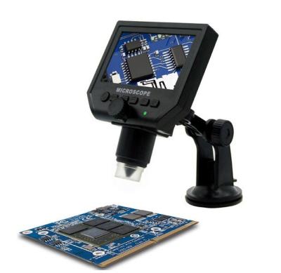 China G600 Handheld 1-600X 3.6MP Digital Microscope Continuous Magnifier with 4.3inch HD LCD Display for sale
