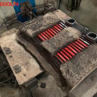 China High Frequency Induction Heating Equipment Automatic Feeding Flat Bar Heating For Hot Forge for sale