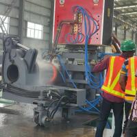 China Hot Bends Induction Pipe Bending Machine Elbow Making Automatic Production Line for sale