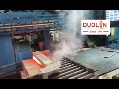 steel blank hot forge oven induction heating equipment low frequency