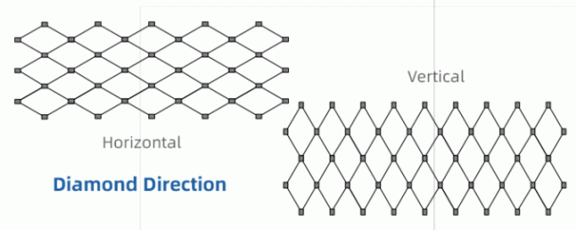 Inferriate del ponte e maglia 60x60mm della corda del puntale di acciaio inossidabile della balaustra 4