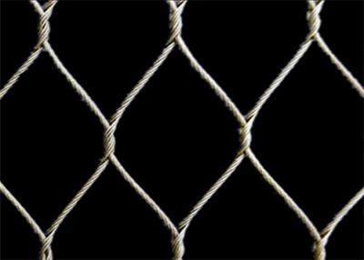 China Smooth 3.0mm Stainless Steel Cable Mesh Bird Parrot / Budgie Aviary Cage House for sale