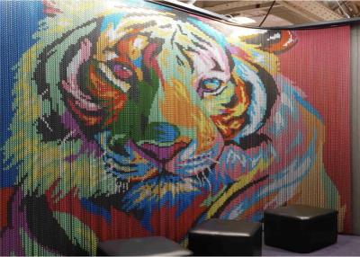 中国 1.6mm陽極酸化された金属のドア チェーンのはえスクリーンのカーテン90*210cm 販売のため