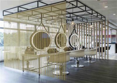 中国 陽極酸化された掛かる金属のチェーンはえのカーテンの害虫の昆虫のドア スクリーン12x24mm 販売のため