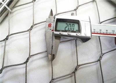 Китай Завязанное животное 304 зоопарков арретирует ячеистую сеть приложения 25mm сети нержавеющей стали 2.0mm продается