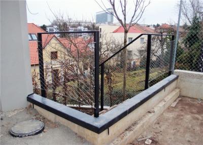 中国 ケーブルの網の網200x200mmを柵で囲む編まれた手すりケーブルの網のバルコニー 販売のため