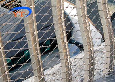 中国 安全建築橋階段のための落ちる反デッキの柵ロープの金網 販売のため