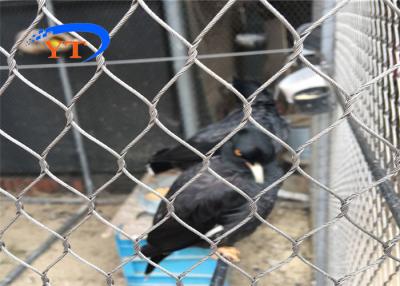 Китай Гибкое плетение 40x40mm сетки Aviary веревочки провода 2.0mm нержавеющей стали SS316 черное продается