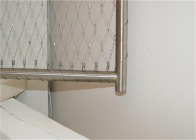 China Architectural Inox Wire Mesh Decoration 3.0mm 40mm Stainless Steel Cable Mesh 316l for sale