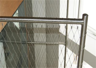 China Ss316l 7*7 Stainless Steel Knotted Rope Mesh High Strength Cable Systerm for sale