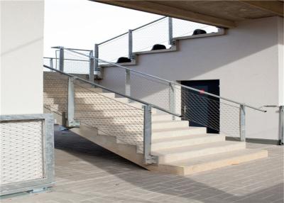 China Balustrade Inox Wire Mesh Fencing Handrail Infill Webnet Stainless Steel Mesh 40x40mm for sale