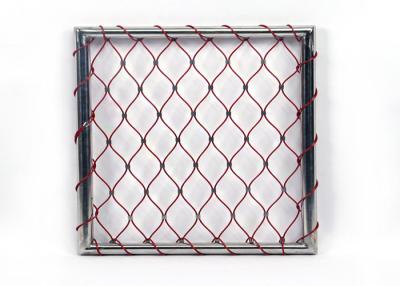 China Ss304 Inox Wire Mesh Balustrade X Tend 200x200mm for sale