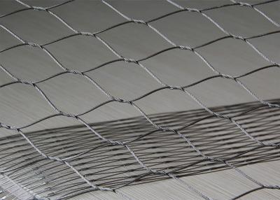 中国 上昇の植物SUS316l 100x100mmのための2mmの金属線ロープの格子垣 販売のため