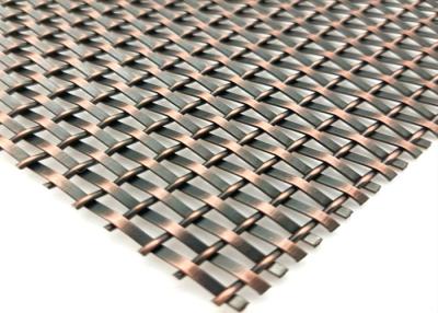 China SS304 Woven Decorative Wire Mesh Facades 80mm for sale