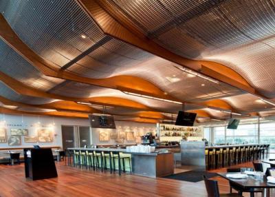 China Modern Bronze Decorative Steel Wire Mesh For Cabinets 50mm 4mm for sale