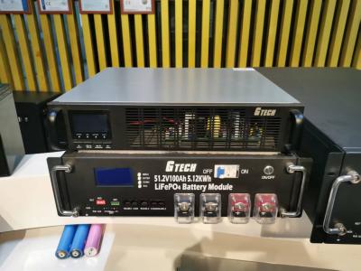 China LiFePO4 Deep Cycle 51.2V100AH 5KWH Rack Mounted Battery For Solar Energy Storage for sale