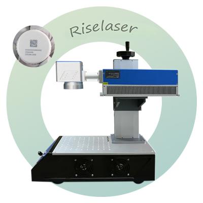 China Glass Leather Rubber UV Laser Marking Machine Riselaser 3W 5W for sale