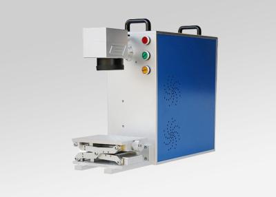 China Dog Tag Name Plate 20W 30W Portable Fiber Laser Marking Machine with Metal and Plastic Material for sale
