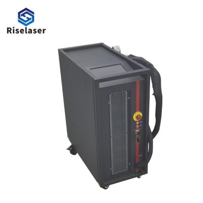 China Handheld Laser Welding Machine with 3mm Welding Depth Raycus MAX IPG Laser Source and Online Support for sale