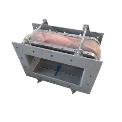China High Temperature Air Flue Gas Ducts Non Metallic Expansion Joints Fluorine Rubber Skin For Desulfurization for sale