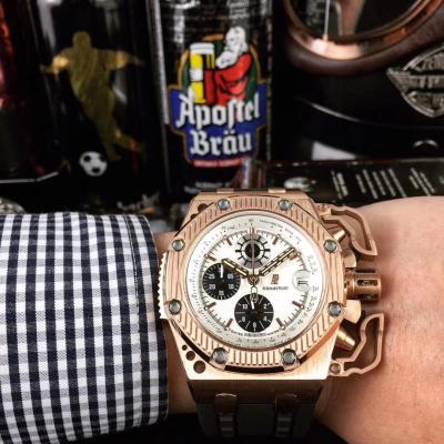 China AP Survivor Limited Edtion Black Strap Rose Gold chrono Watch - 1W0013 for sale