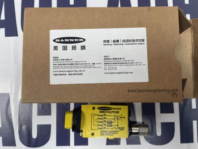 China Banner SME312LPCQD Photoelectric Sensor | 1m Polarized Retroreflective, NPN/PNP, M18 for sale