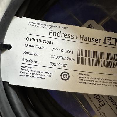China Endress+Hauser CYK10-G051 | Memosens Sensor Extension Cable, 1m, PVC Jacket for sale