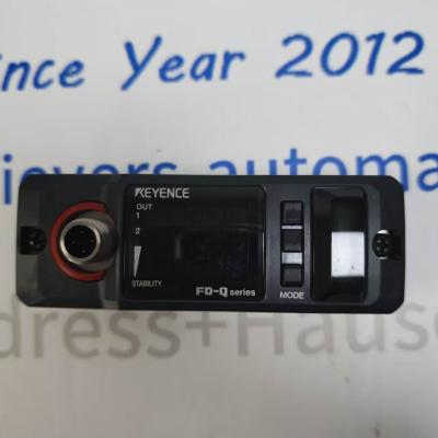 China KEYENCE FD-Q10C | Digital Inline Liquid Flow Sensor 0.5–10 L/min, PFA Body, NPN Open Collector, M8 Pigtail for sale