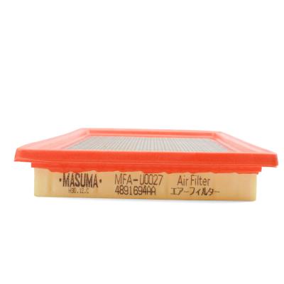 China A63420 MFA-U0027 MASUMA Auto CAR Filtro de aire filtrado GC1 EJ15 4891694AA 4891694AA para Dodge en venta