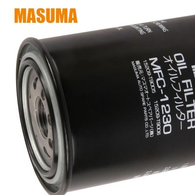 China No MFC-1230 MASUMA Spin-on Auto Engine Systems car oil filter AY100-NS031 15209-0T000 15209-0T00A 15209-T9001 For NISSAN ATLAS for sale