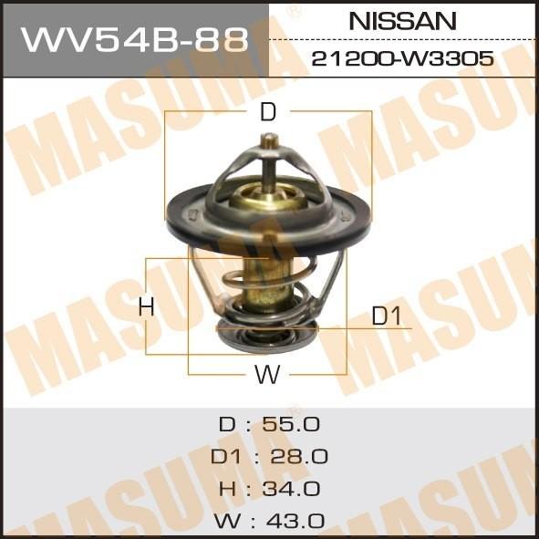 Quality CT196V 21200-W3305 21200-V0705 MASUMA Auto Parts Sansael Thermostat for CEDRIC for sale