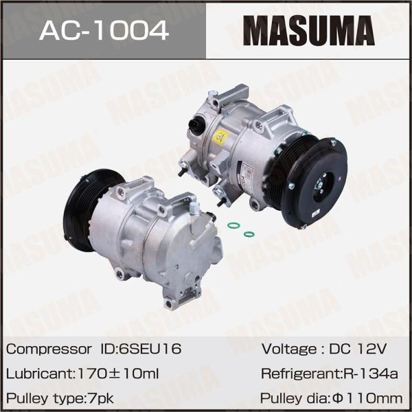 Quality MASUMA NO. AC-1004 Car AC Compressor for Toyota CAMRY Saloon 2.4 ACV40 2006-2011 for sale