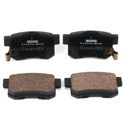 China MASUMA NO. MS-8397N Front Axle Brake Pads for HONDA ASV40L Advanced Quiet 55800-80J10 for sale