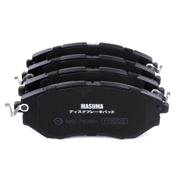 Quality ADS74232 MASUMA Auto Chassis Parts Ceramic Disc Brake Pads for Subaru 26296AJ000 for sale