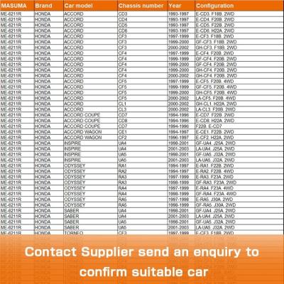 China 53540-SV4-003 53540-SV4-013 53540-SX0-013 Outer Tie Rod End for HONDA ACCORD COUPE CD3 for sale