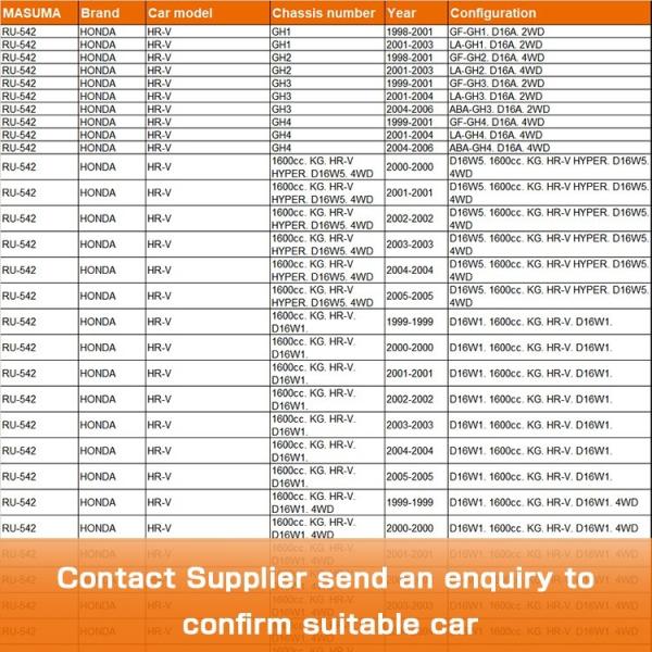Quality RU-542 MASUMA Auto Mountings Suspension Bush V26W 4M40T 51350-S2H-013 51391-S2H for sale